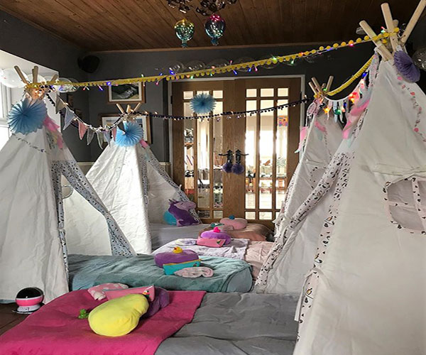 The Dream Teepee Party For Your Sleepover Party For Kids 6 -15 Years